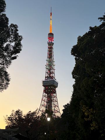 少し明るくて見えにくいですが